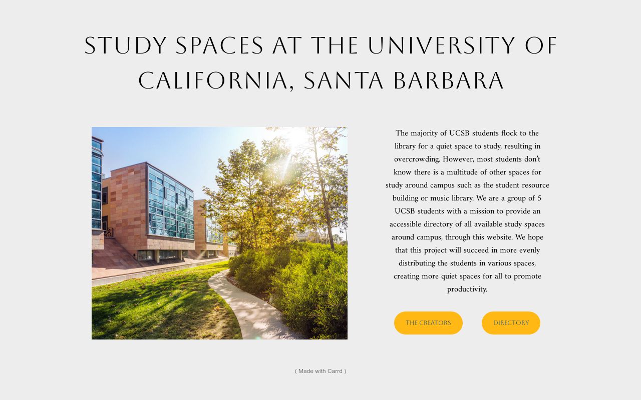 UCSB Study Spaces